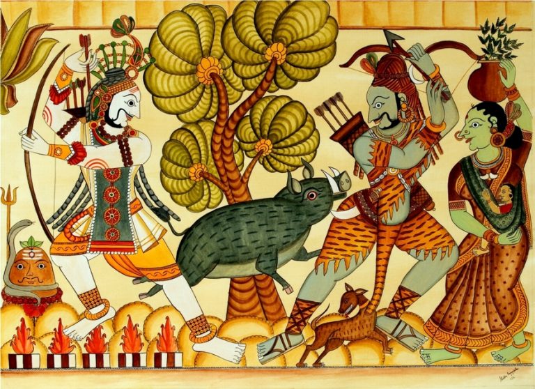 Arjuna’s Penance & Pasupataastra