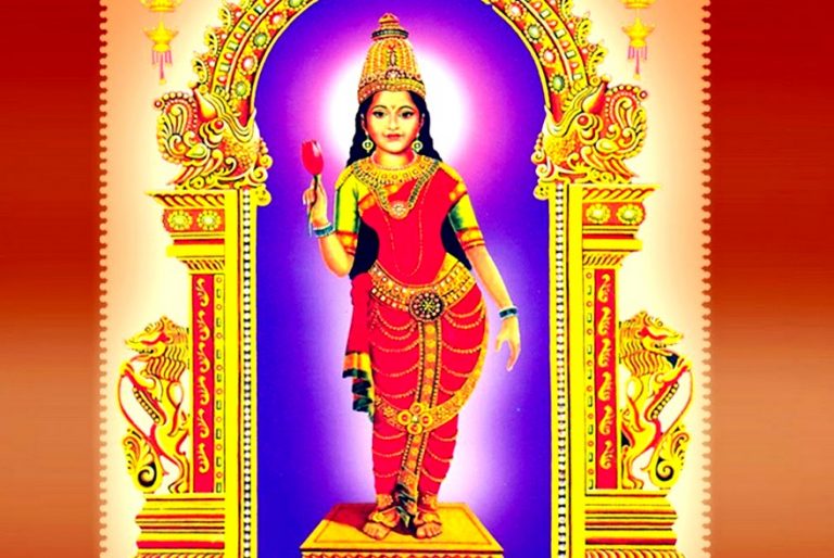 90 Foot Tall, 65 Ton Panchaloha Deity of Goddess Parameshwari in Penugonda
